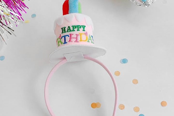 파티·이벤트용품 해피벌스데이 케이크 머리띠 생일머리띠 이벤트 오늘의집 쇼핑
