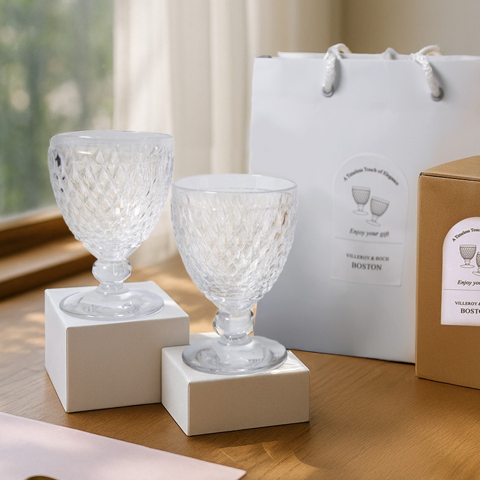 와인·양주·칵테일잔 > 고블렛 310ml 2p 화이트 (기프트박스+쇼핑백 추가옵션) | 오늘의집 쇼핑