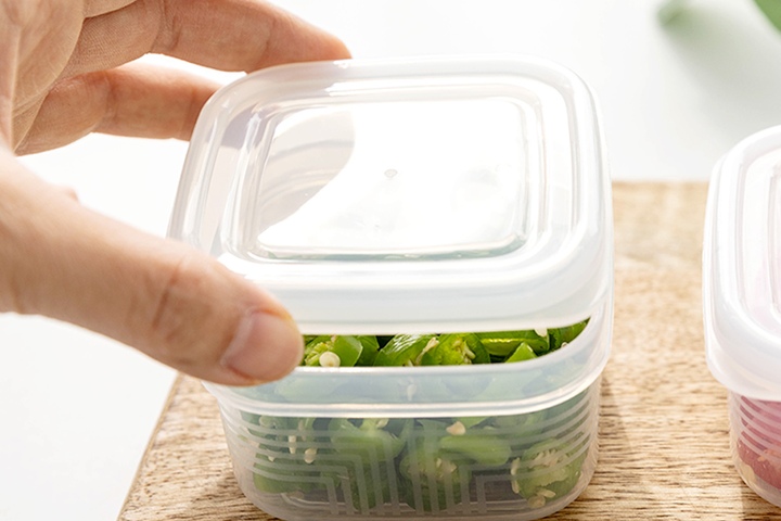 밀폐용기·반찬통 냉장고 플라스틱 반찬통e 200ml 3p 2세트 소분용기 오늘의집 쇼핑