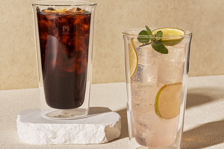 머그컵 > 1+1 몬즈 더블월 내열유리 이중컵 캐스트 L 520ml (총2P) | 오늘의집 쇼핑