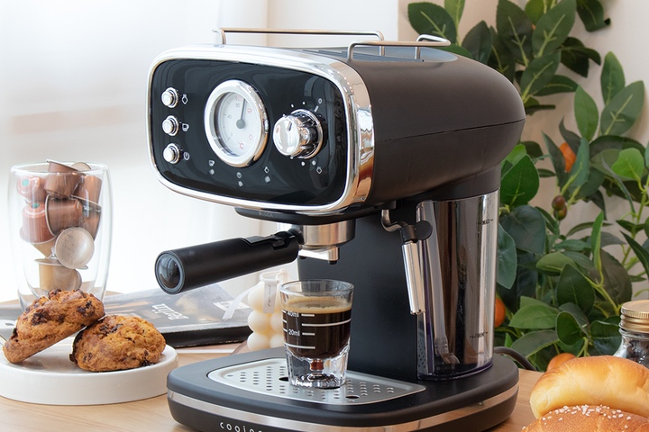 커피메이커·머신 레트로 커피머신 Ecm 1100 블랙 에스프레소 원두 캡슐 기계 오늘의집 쇼핑