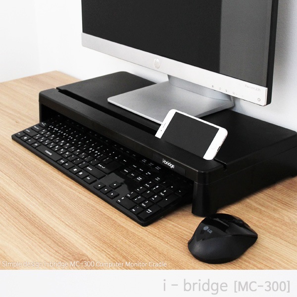 데스크테리어 국산 플라스틱 모니터 받침대 스탠드 컴퓨터 모니터선반 오늘의집 쇼핑