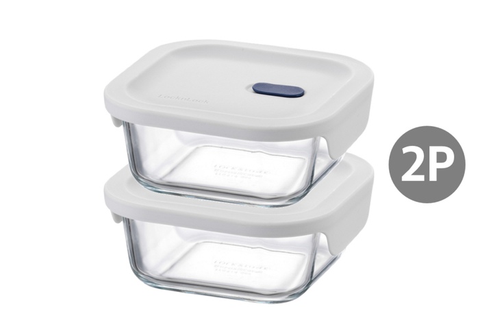 밀폐용기·반찬통 > 1+1 탑클라스 실리콘 정사각 500ml (총2P) | 오늘의집 쇼핑