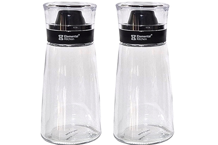 양념통·오일병 > 엘리멘탈 스마트양념병 230ml 2p 블랙 | 오늘의집 쇼핑