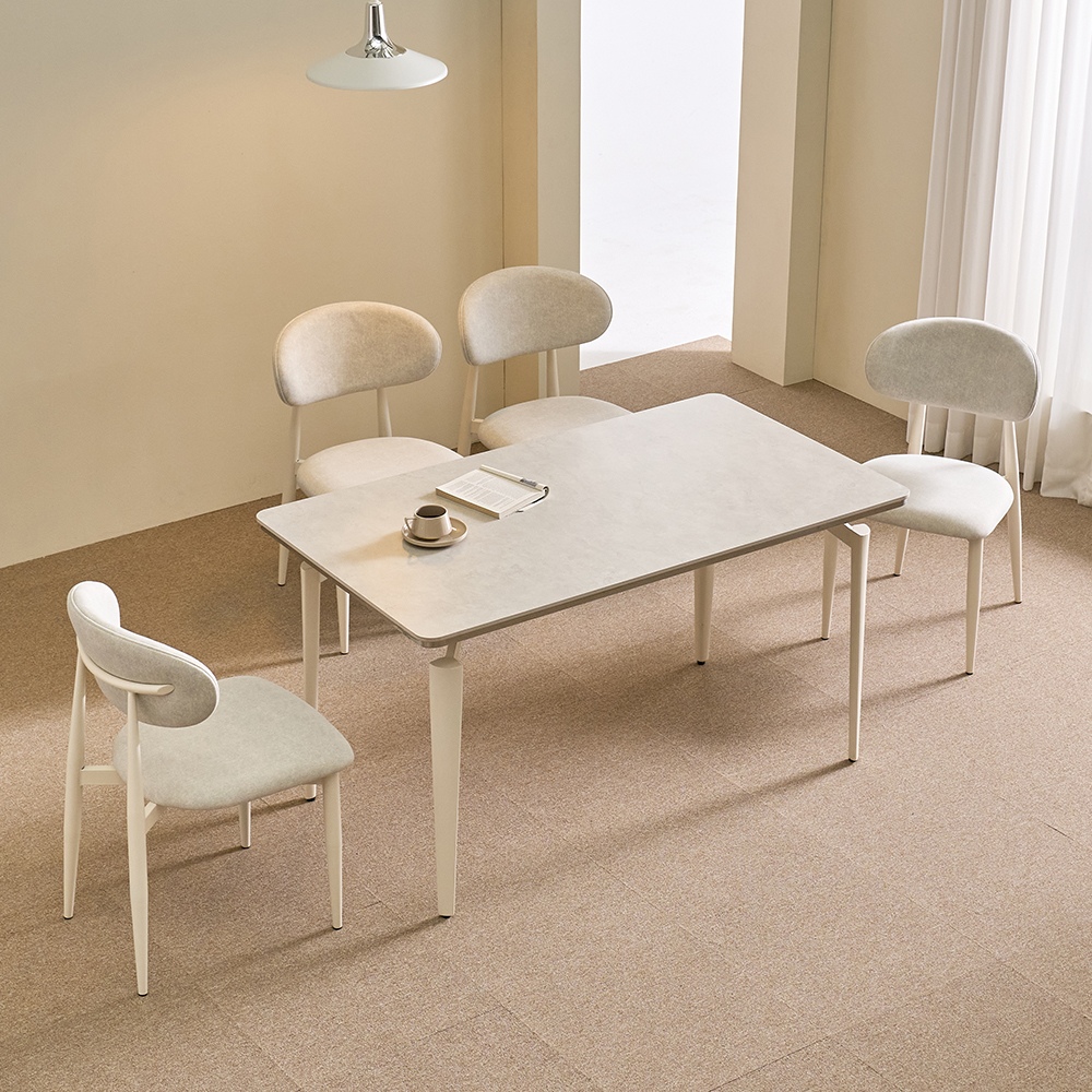 식탁 > 브린 1400 포세린 상판 세라믹 카페 테이블 4인용 식탁 세트 의자4 | 오늘의집 쇼핑