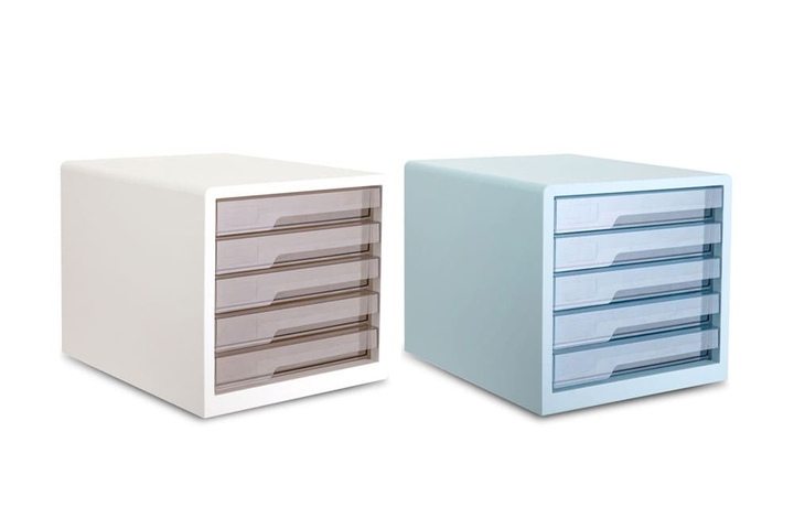 데스크수납·정리 델리 5칸 투명 서랍 데스크 멀티박스 서류함 오늘의집 쇼핑