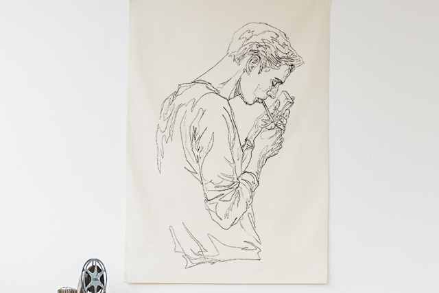 패브릭포스터 컨투어 드로잉 패브릭 포스터 가리개커튼6size 오늘의집 쇼핑