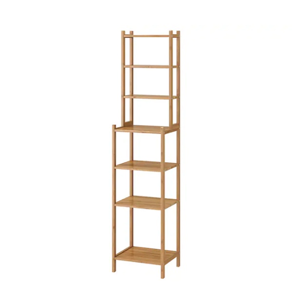 IKEA RÅGRUND Shelf Unit | Humidity Resistance Natural Style Shelves ...