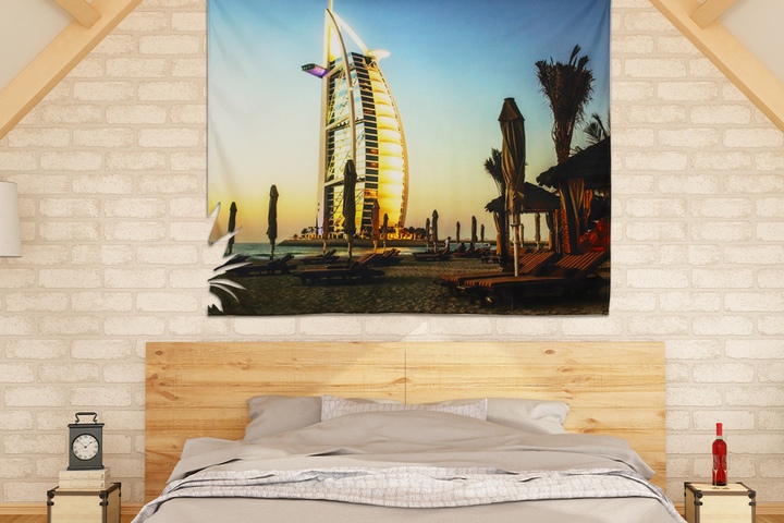 패브릭포스터 > 대형 패브릭포스터 / 가리개커튼 150x130(cm) 버즈 알 아랍 | 오늘의집 쇼핑
