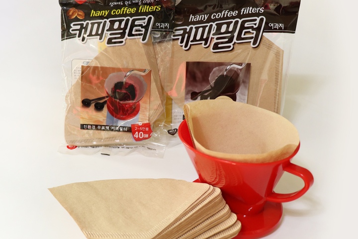 필터·여과지 커피필터 원두커피 여과지 2~5인용 5~10인용 40매 오늘의집 쇼핑
