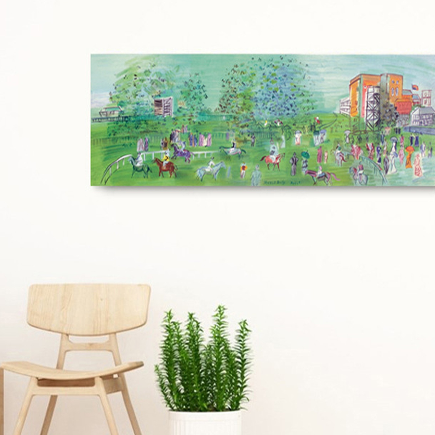 그림·사진 대형 와이드 명화 액자 거실 인테리어 그림 뒤피 초록경마장 오늘의집 쇼핑