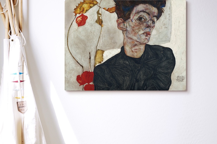 그림·사진 감각적인 인테리어 캔버스액자 에곤실레 19 검은 자화상 오늘의집 쇼핑