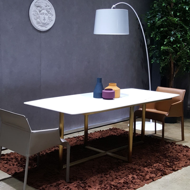 식탁 > 시까레 사하라화이트 포셀린 세라믹식탁테이블 12T 2000L /스테인리스 | 오늘의집 쇼핑