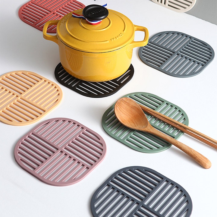 받침·손잡이 > 푸코 스쿼드 실리콘 냄비받침 (8colors) | 오늘의집 쇼핑