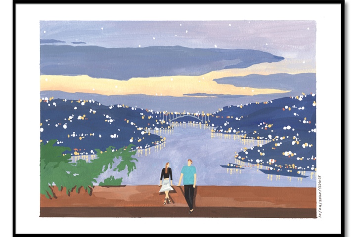 그림·사진 Slowus 작가로맨틱포르투 감성 일러스트 디지털 판화 오늘의집 쇼핑