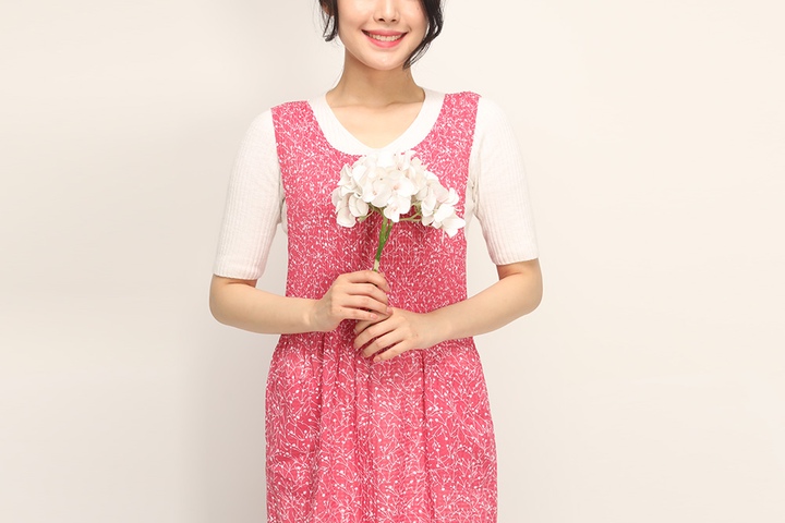 앞치마·주방장갑 스텔라 리본 주름 쉬폰 원피스 앞치마 오늘의집 쇼핑