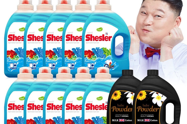 액체세탁세제 강호동의 쉬슬러 액상 세제 305l 10개 유연제 파우더향 306l 2개 오늘의집 쇼핑