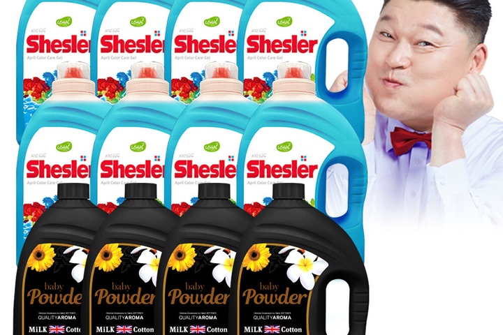 액체세탁세제 쉬슬러세제 에이프릴 305l 8개 유연제 파우더향 306l 4개 오늘의집 쇼핑