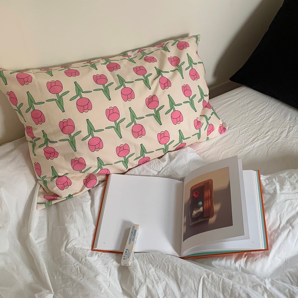 베개커버 Retro Tulip Pillowcase 오늘의집 쇼핑