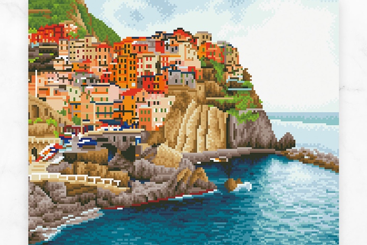 Diy보석십자수 Diy 캔버스형 보석십자수 마나롤라 40x50cm 오늘의집 쇼핑