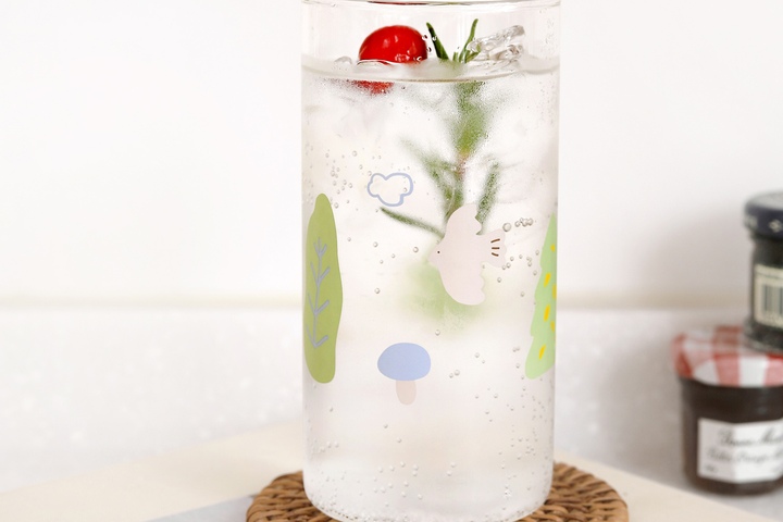 유리컵·물컵 포레스트그린 내열유리컵 370ml 홈카페 머그컵 하이볼 오늘의집 쇼핑