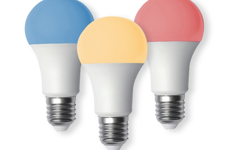 전구·형광등 에코빔 Led전구 9w 인테리어 컬러전구 벌브형 램프 E 26base3colors 오늘의집 쇼핑
