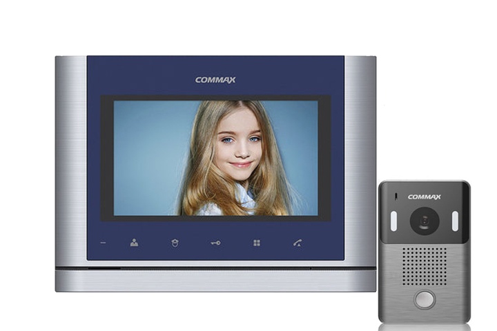 도어락·인터폰 > 4선식 아나로그인터폰 CAV-70M 블루 + DRC 4Y 비디오폰 7.0형 컬러모니터 | 오늘의집 쇼핑