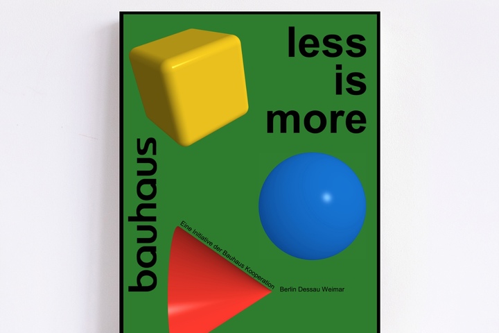 그림·사진 > Art Poster #268 BauHaus less is more 바우하우스포스터 | 오늘의집 쇼핑