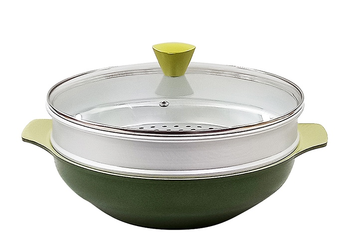 압력솥·찜솥 아보카도 Ih 인덕션 세라믹코팅 2단 찜기세트 오늘의집 쇼핑