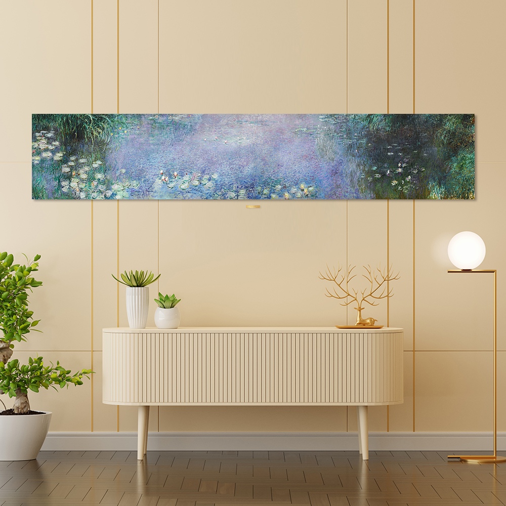 그림·사진 클로드모네 수련 대형 와이드 파노라마액자 1수련아침 오늘의집 쇼핑