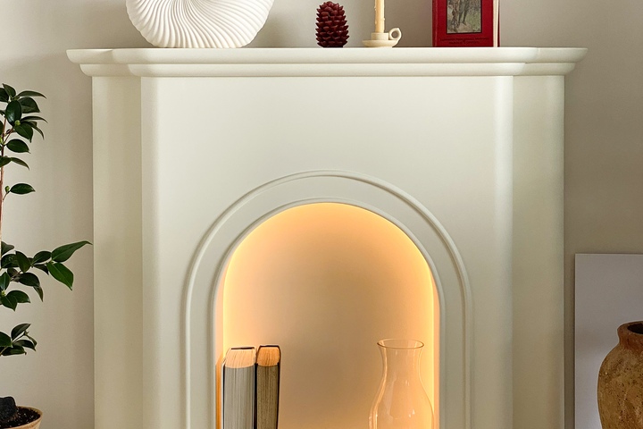 진열장·장식장 정품 알룸 크레덴자 벽난로 조명 Allumé Fireplace Lamp Credenza 오늘의집 쇼핑