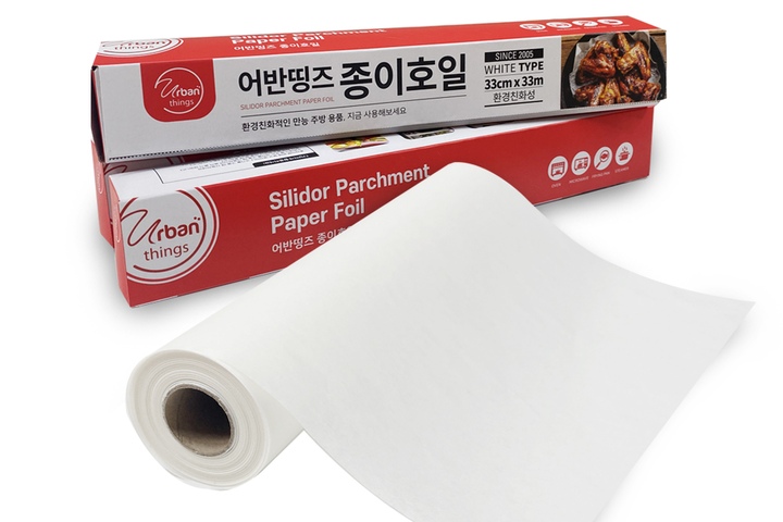 기름종이·호일·랩 어반띵즈 종이호일 33cm X 33m 화이트롤타입 오늘의집 쇼핑