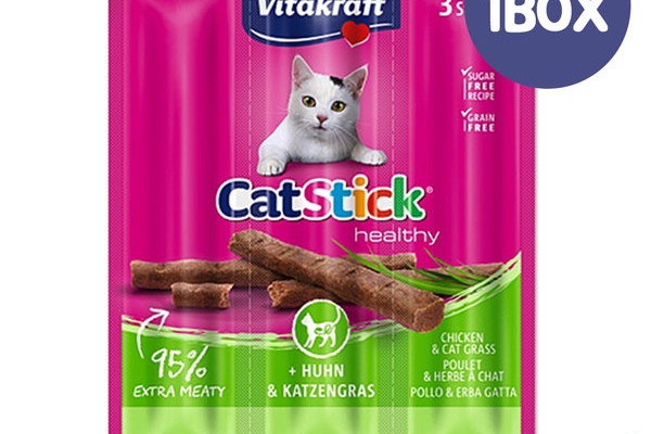 고양이 사료·간식 비타크래프트 캣스틱 치킨 캣그라스 18g X 20개 오늘의집 쇼핑