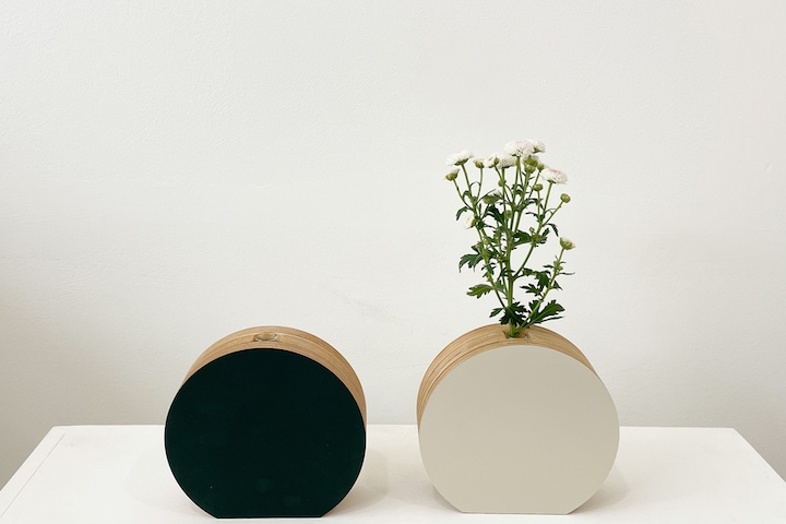 화병·화분 Wood Vase 우드화병 자작나무화병 오브제원형 오늘의집 쇼핑