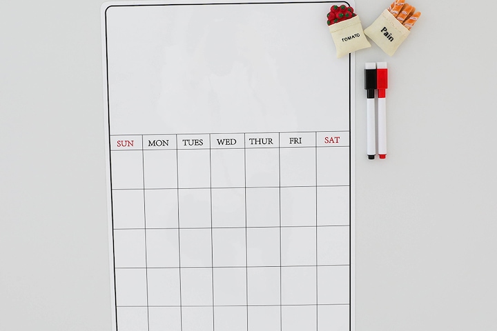 데스크테리어 깔끔 편리한 냉장고 자석 화이트 보드스케줄 보드 오늘의집 쇼핑