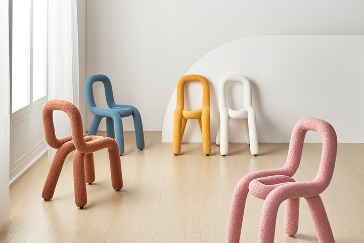 인테리어의자 바바 인테리어 부클레 패브릭 모던의자 디자인 카페 파이프 체어 5color 오늘의집 쇼핑