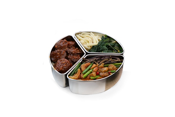 밀폐용기·반찬통 국내산27종 올스텐레스 밀폐용기 삼각 칸막이 3종 오늘의집 쇼핑