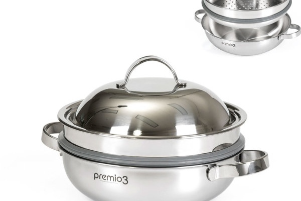 압력솥·찜솥 프리미오3 통3중 Ih 2단 찜냄비 24cm 인덕션겸용 전골냄비 찜기 찜솥 스텐냄비 오늘의집 쇼핑