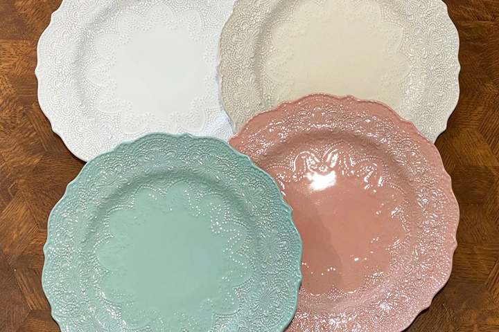 접시·플레이트 레이스 디너접시 4colors 오늘의집 쇼핑