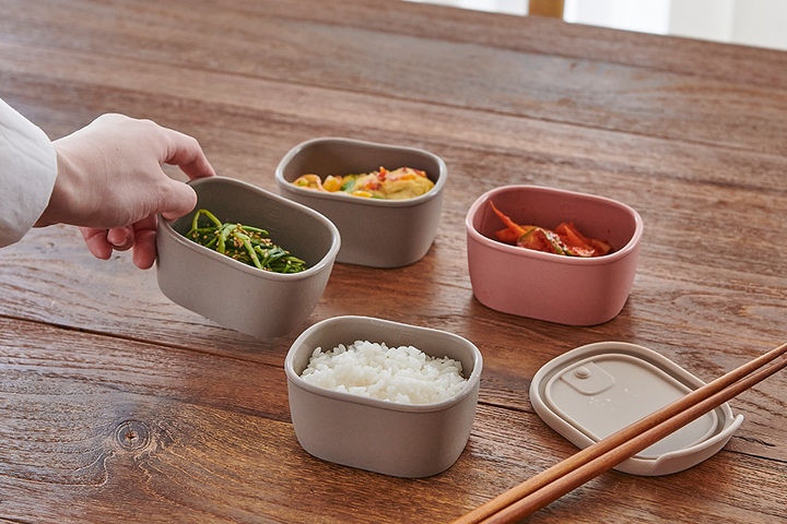 도시락통·런치백 실리콘 밥반찬도시락이유식 이중밀폐 보관용기 4p 오늘의집 쇼핑