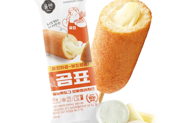 핫도그·피자 올반 곰표 밀눈 핫도그 모짜렐라치즈 80gx10봉 오늘의집 쇼핑