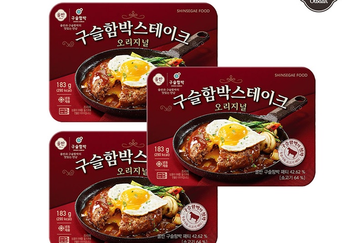 고기요리·해물요리 올반 구슬함박스테이크 오리지널 183g X 3팩 오늘의집 쇼핑