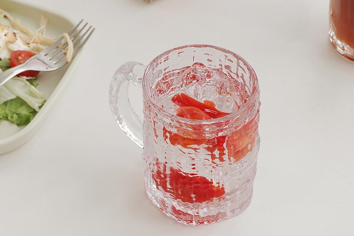 유리컵·물컵 빈티지 무드 비어 글라스 맥주잔 300ml 2p세트 홈카페 유리컵 하이볼잔 오늘의집 쇼핑