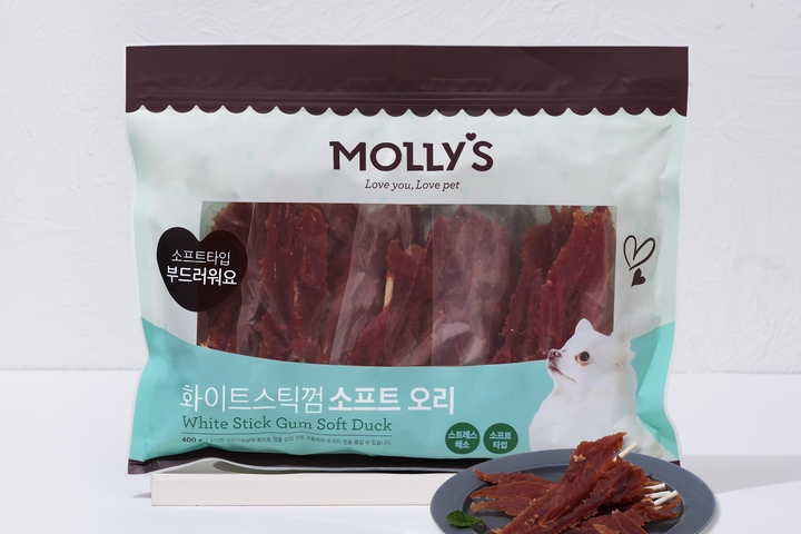 강아지 사료·간식 화이트스틱껌 소프트 오리 400g 오늘의집 쇼핑