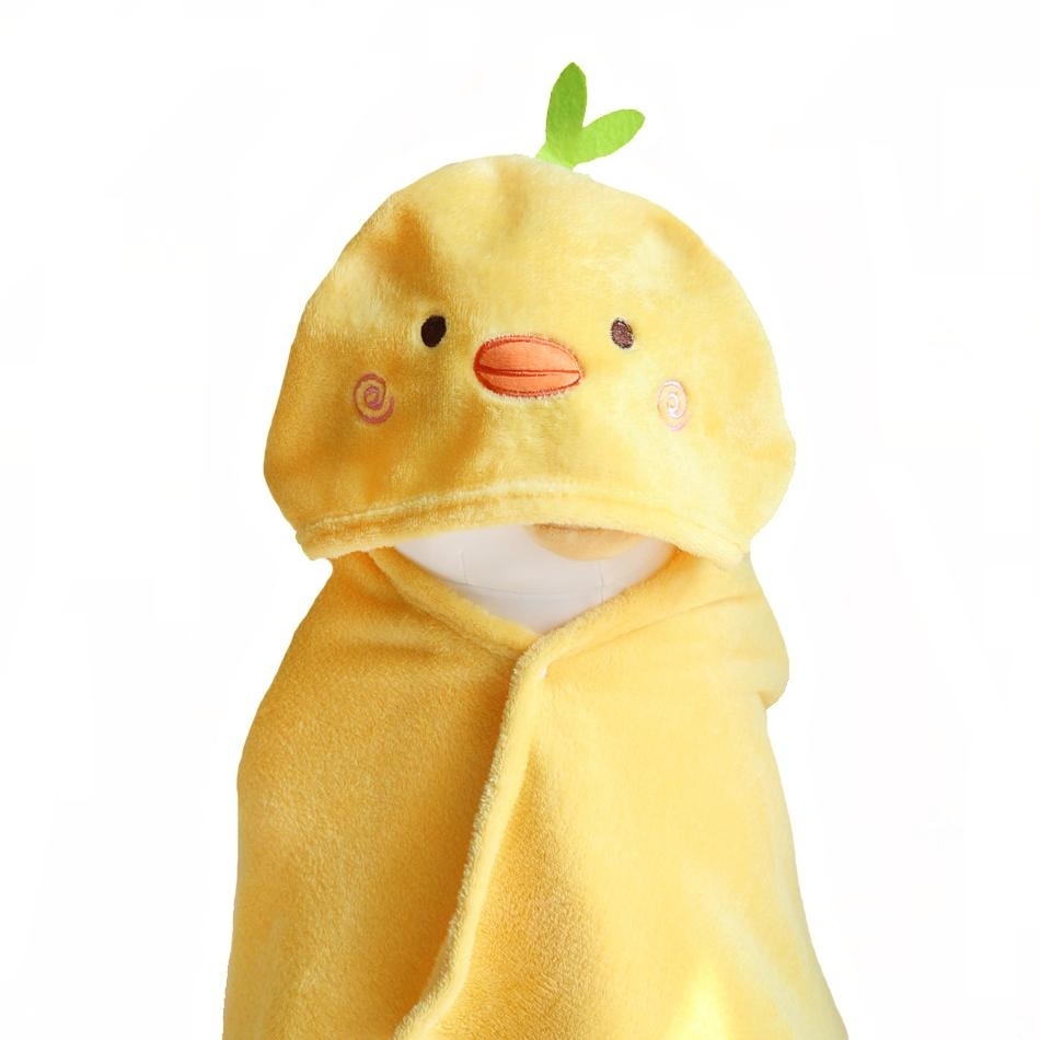 담요·블랭킷 노란 오리 캐릭터 입는 후드 담요 오늘의집 쇼핑