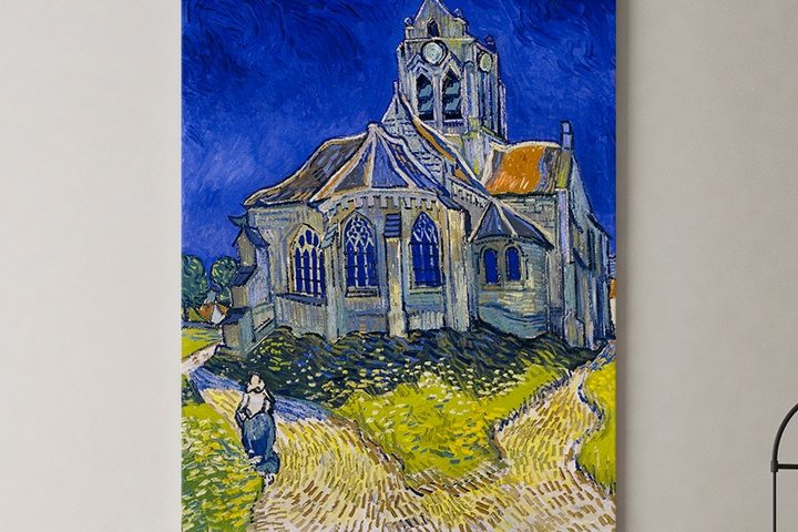 그림·사진 빈센트 반 고흐 오베르의 교회 인테리어 명화 액자 캔버스 포스터 오늘의집 쇼핑