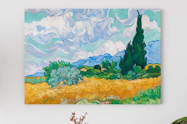 그림·사진 빈센트 반 고흐 삼나무가 있는밀밭 인테리어 명화 액자 캔버스 포스터 오늘의집 쇼핑