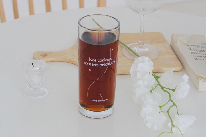 유리컵·물컵 라인 롱 글라스컵 400ml 오늘의집 쇼핑