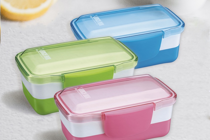 도시락통·런치백 직장인 점심 어린이 소풍 밀폐 도시락통 2단 런치박스 3 Colors 오늘의집 쇼핑