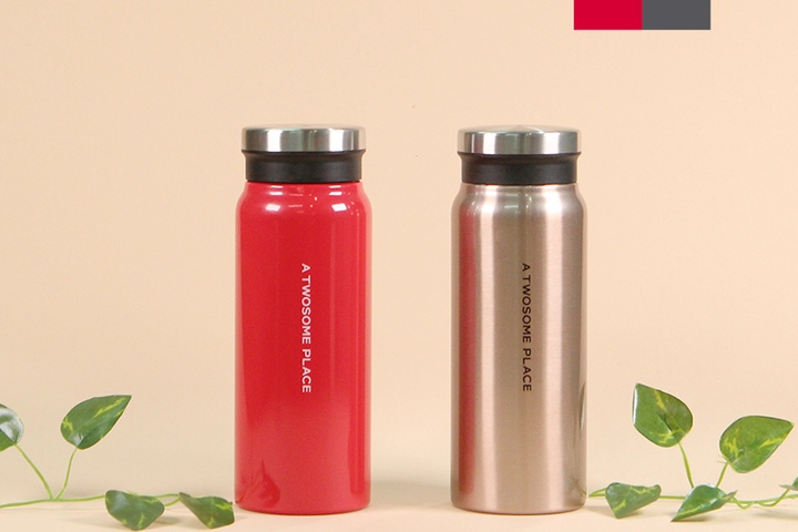텀블러·빨대·컵소품 > 투썸 레드/골드 텀블러 550ml 2P | 오늘의집 쇼핑
